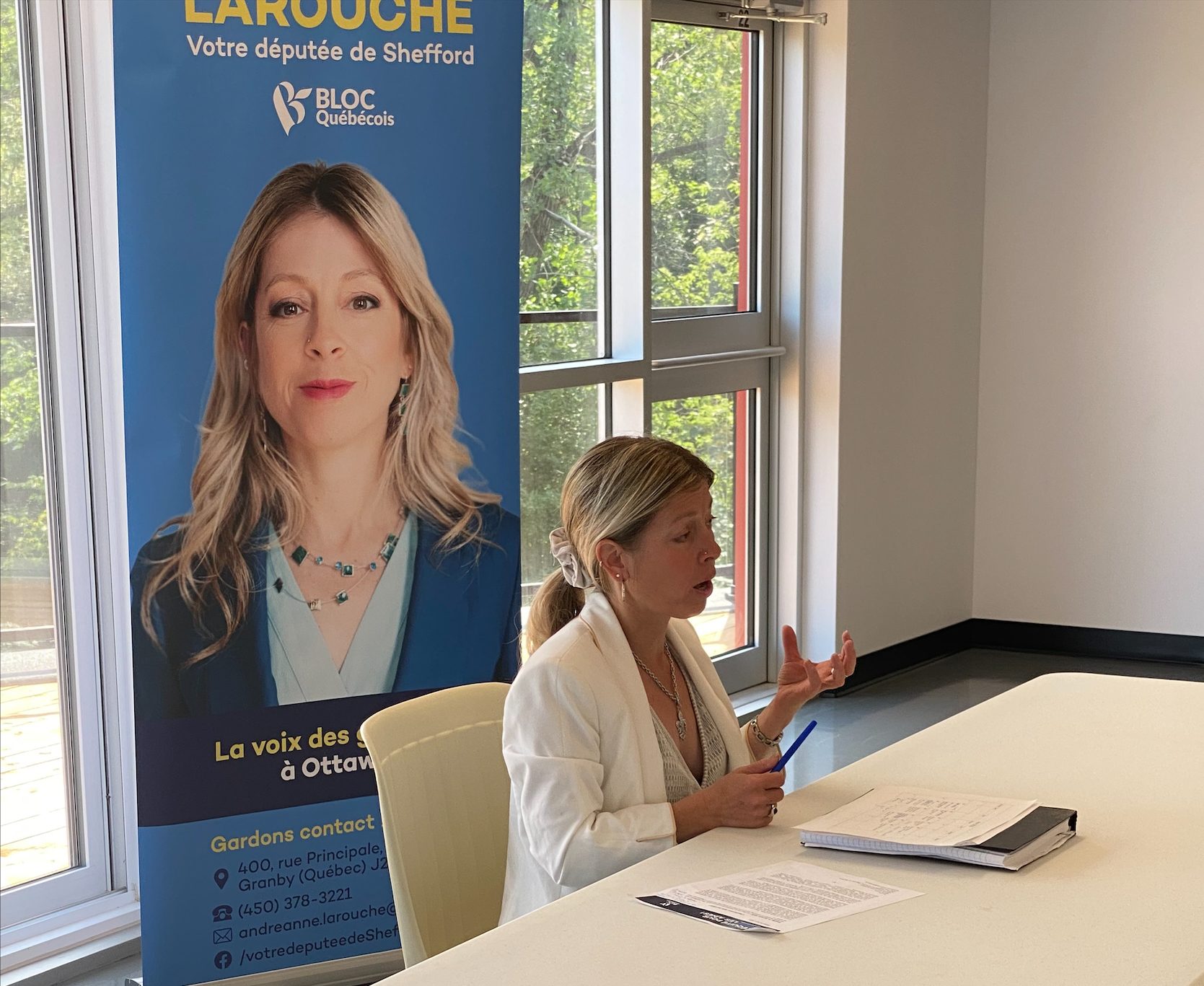 Andréanne Larouche annonce le début de sa tournée nationale